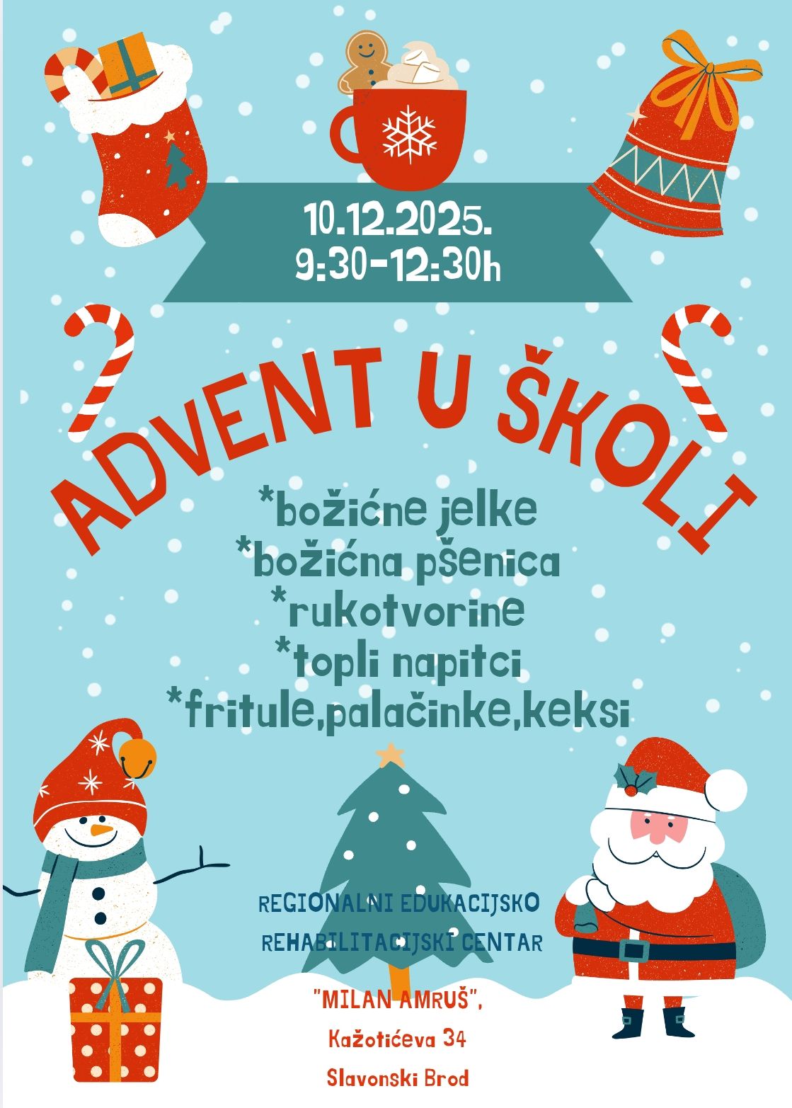 Prvi advent u novoj školi ´Milan Amruš´: Pogledajte što su pripremili ...